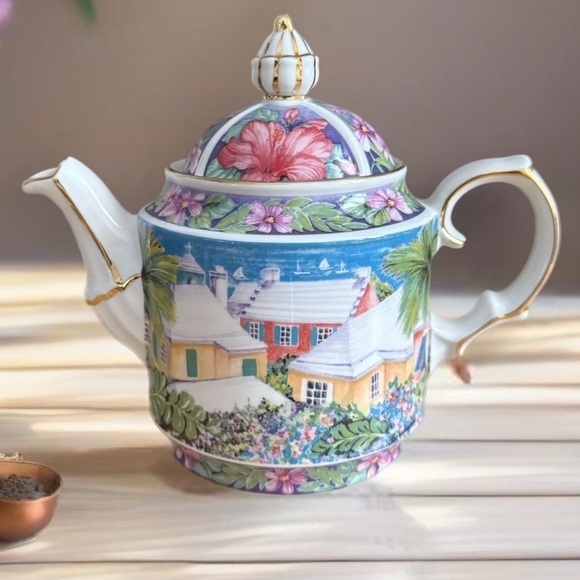 James Sadler | Dining | James Sadler Rooftops Bermuda 2cup Teapot Made ...